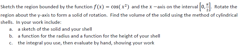 Solved Sketch the region bounded by the function | Chegg.com