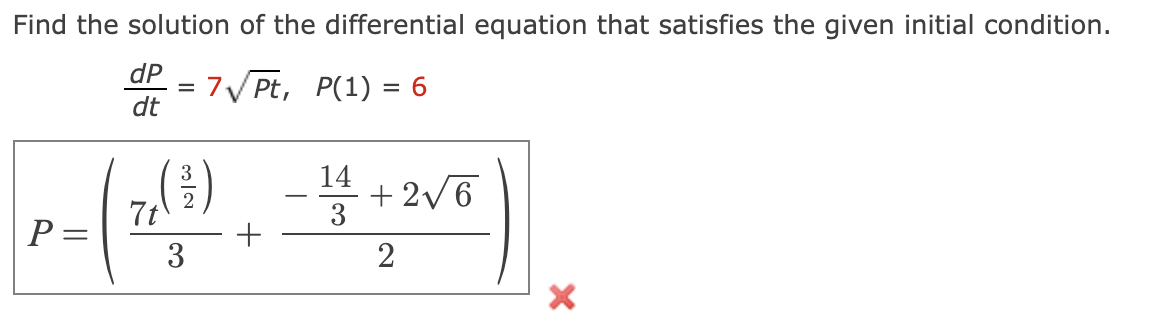 Solved Find the solution of the differential equation that | Chegg.com