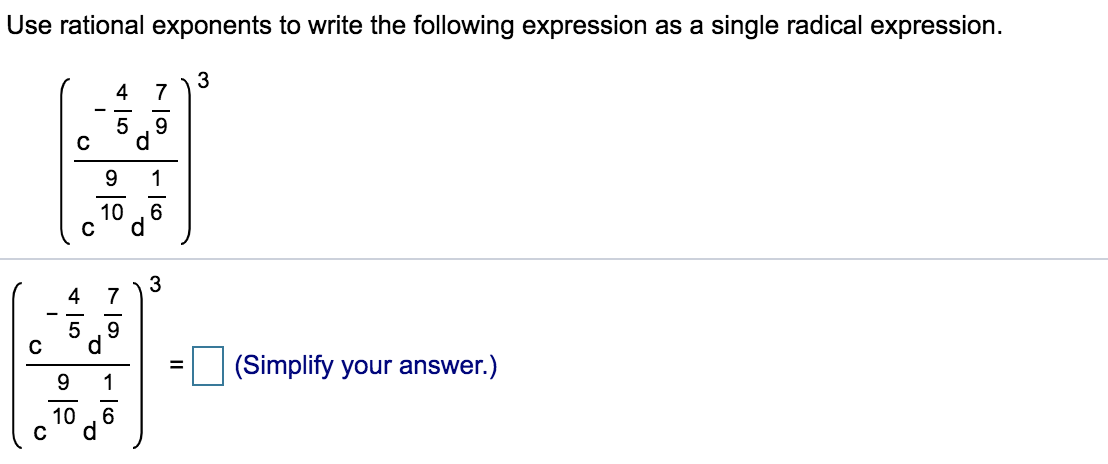 Solved Use rational exponents to write the following | Chegg.com