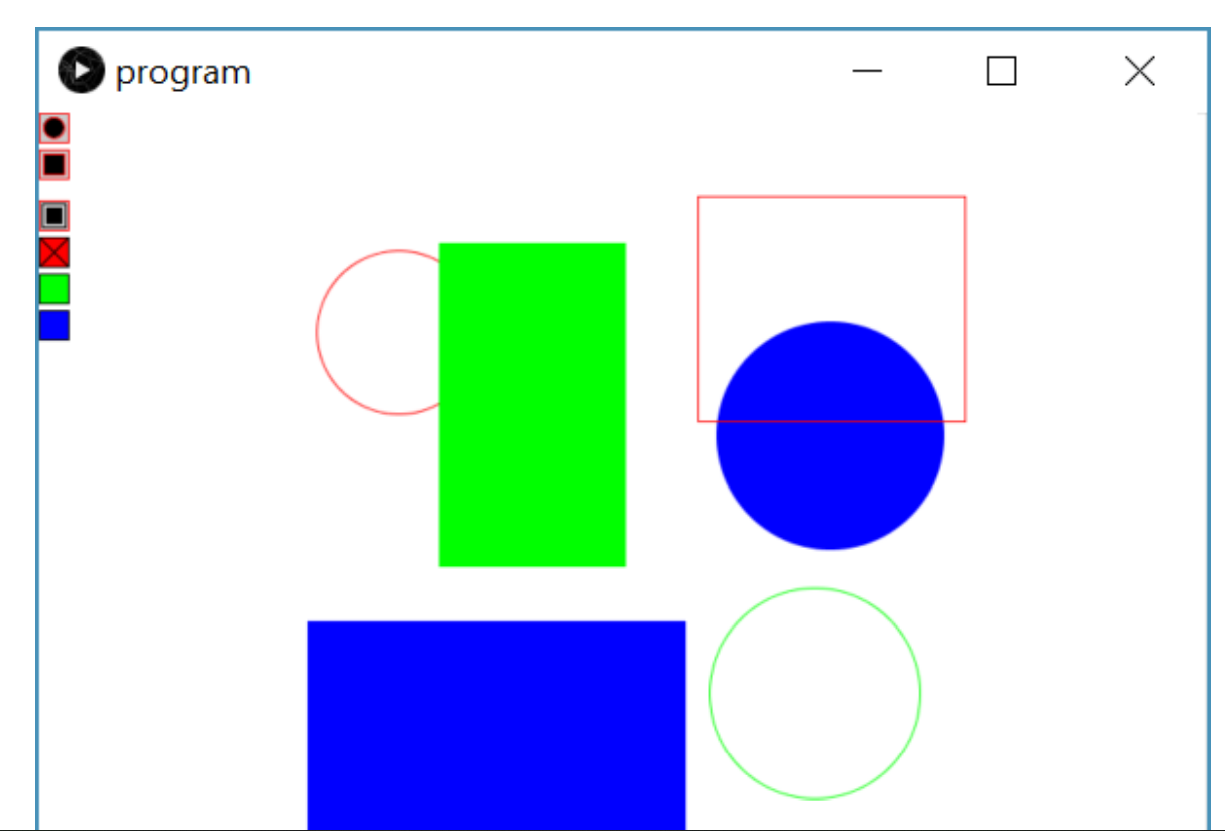 Solved Question - > Create a simple graphics drawing tool | Chegg.com