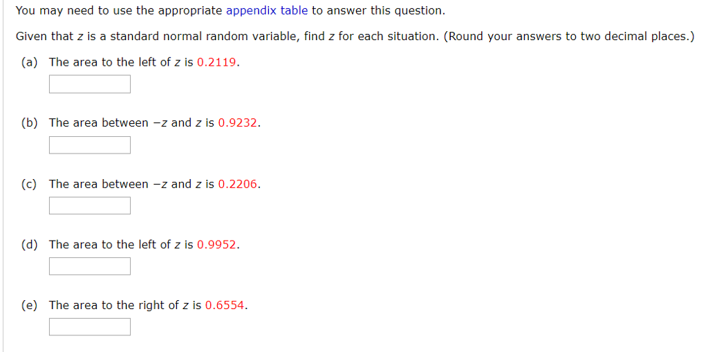 Solved You May Need To Use The Appropriate Appendix Table To 