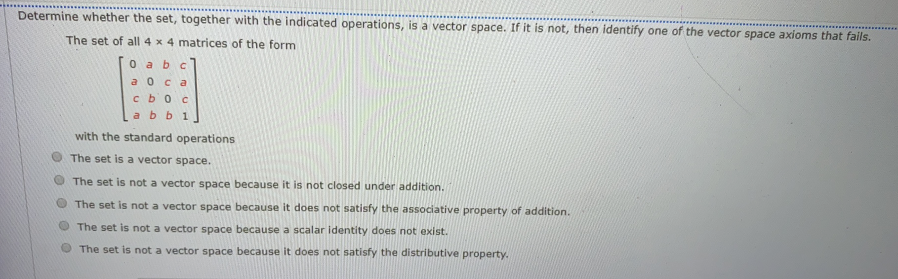 Solved Determine whether the set, together with the | Chegg.com