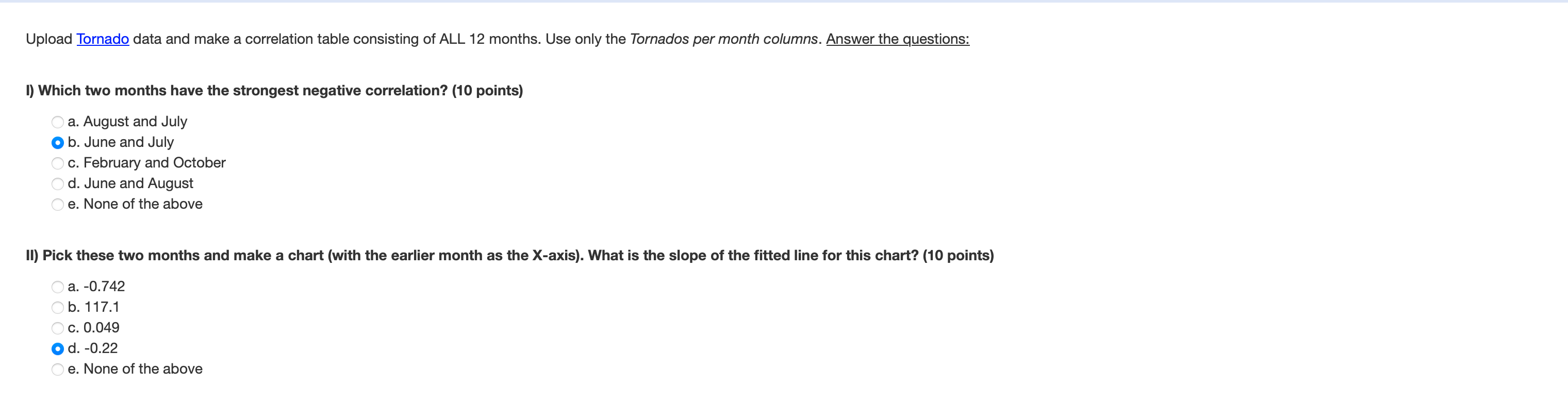 Solved Upload data and make a correlation table consisting | Chegg.com