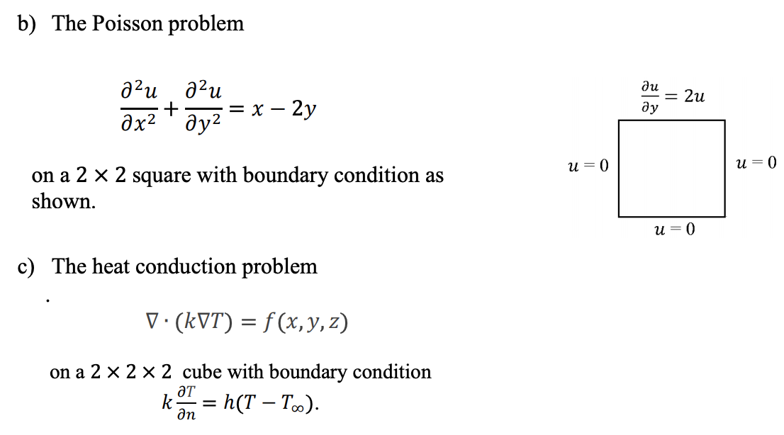 Derive weak formulation of the following BVPs: a) The | Chegg.com