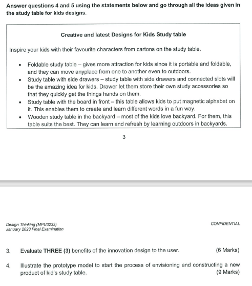 Solved Answer questions 4 and 5 using the statements below | Chegg.com