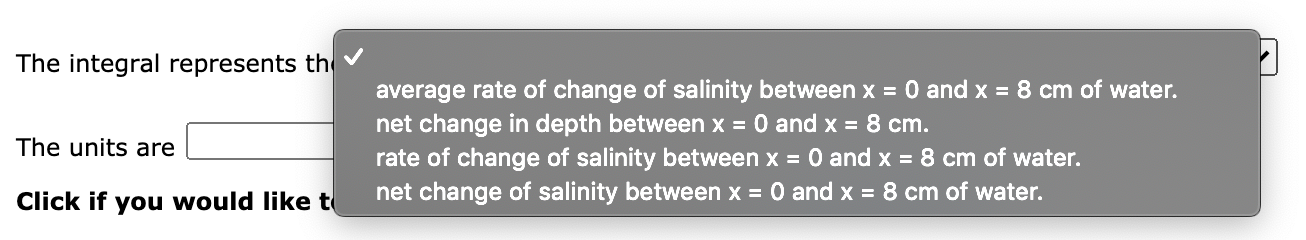 Solved Explain in words what the integral below represents | Chegg.com