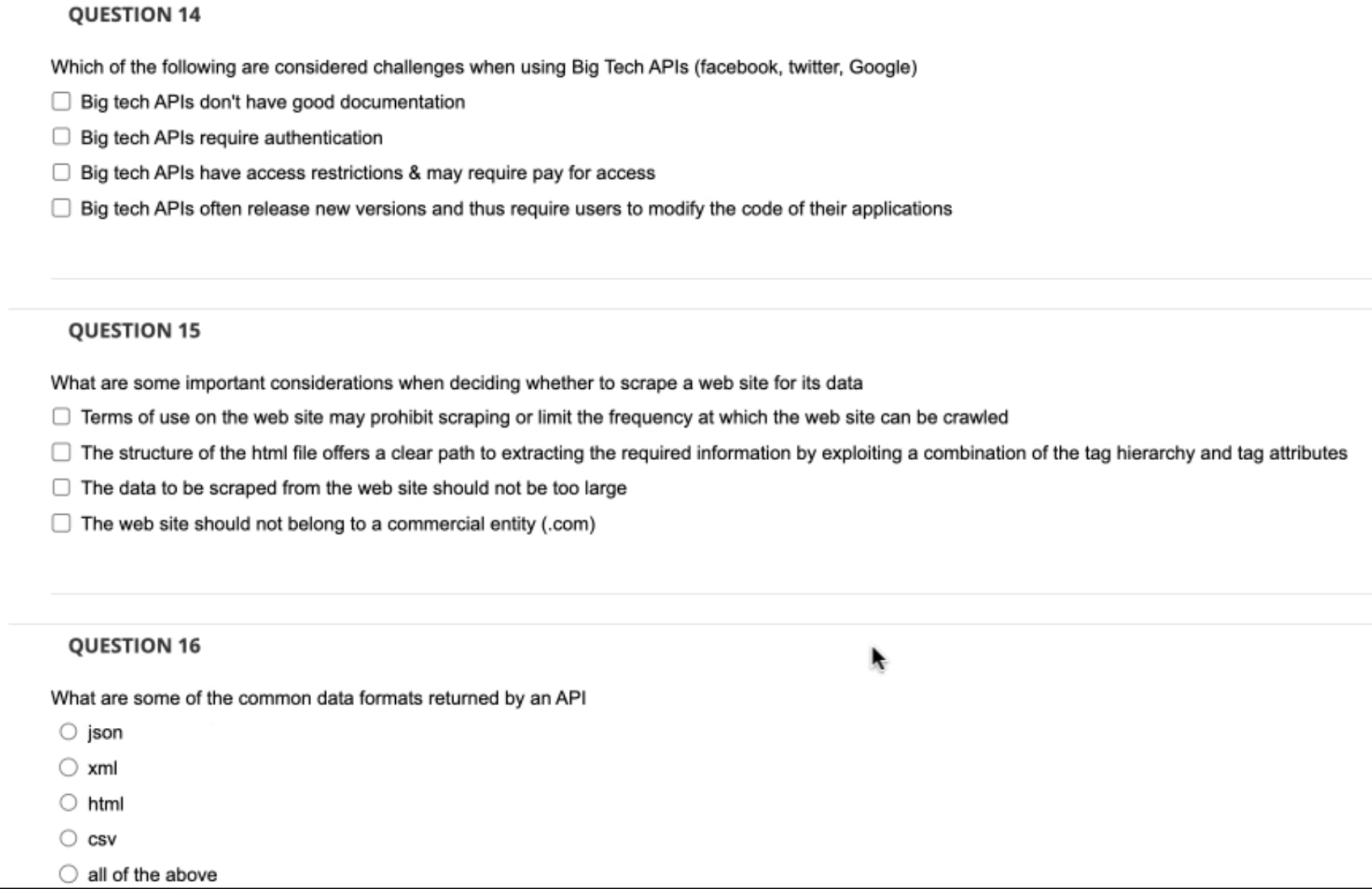 Solved Which of the following about set is not true? a set | Chegg.com