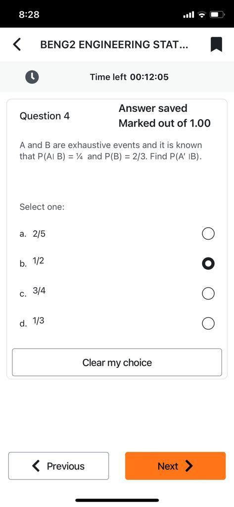 Solved A and B are exhaustive events and it is known that | Chegg.com