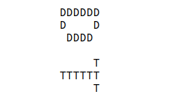 Solved Write a code in C to print your initials in block | Chegg.com