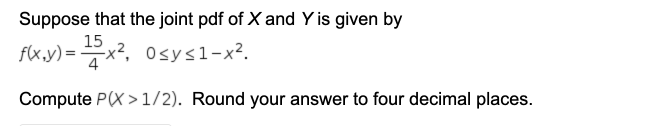 Solved Suppose that X and Y have a discrete joint | Chegg.com