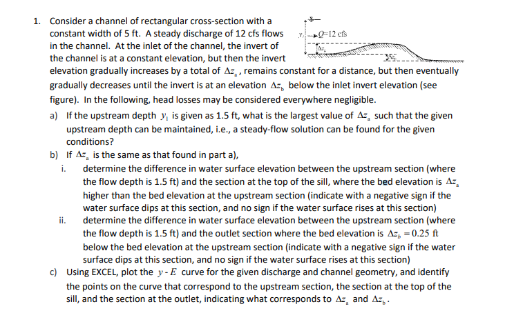 1. Consider a channel of rectangular cross-section | Chegg.com