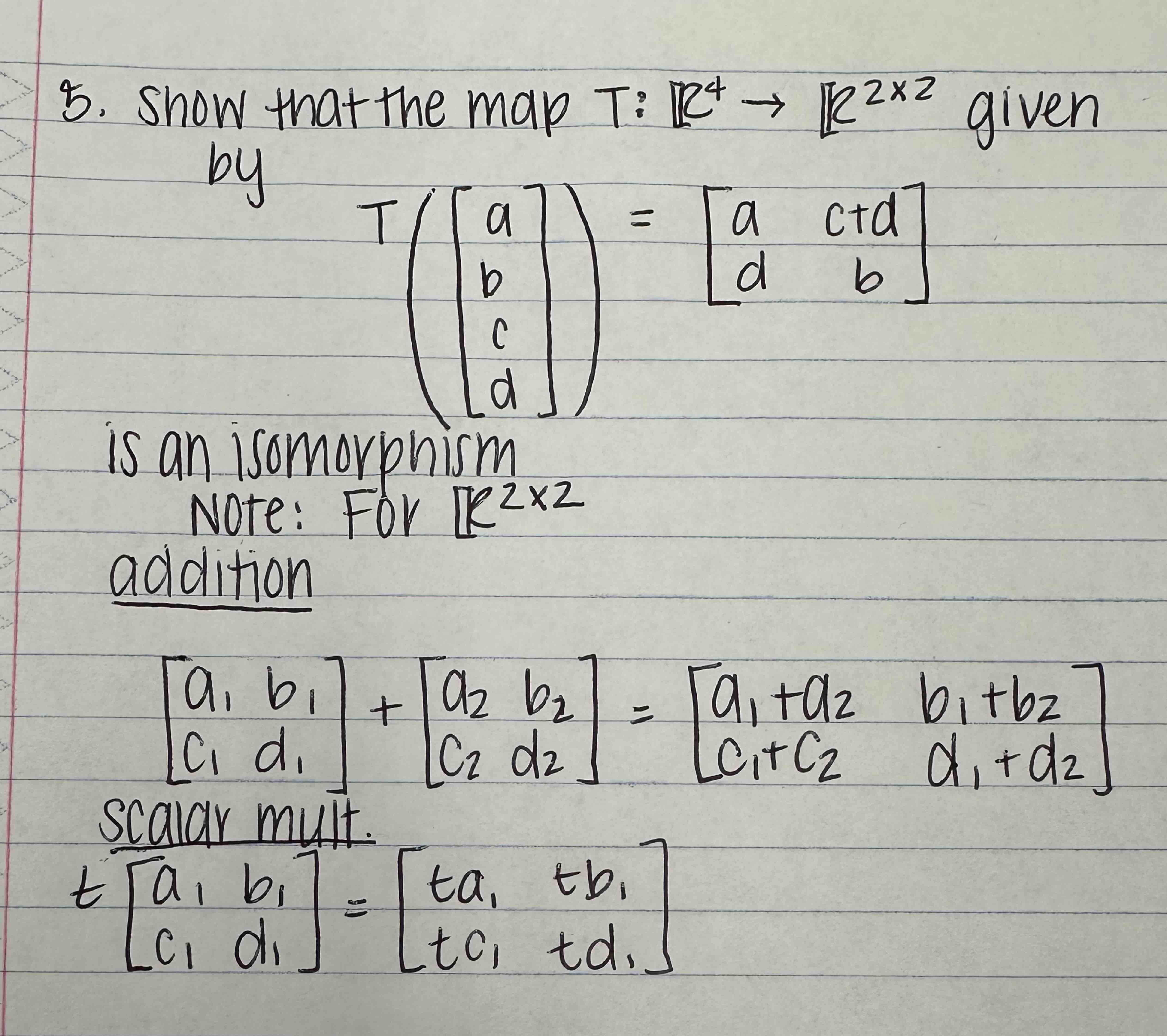 Solved Advanced Linear Algebra. Please write a clear concise | Chegg.com