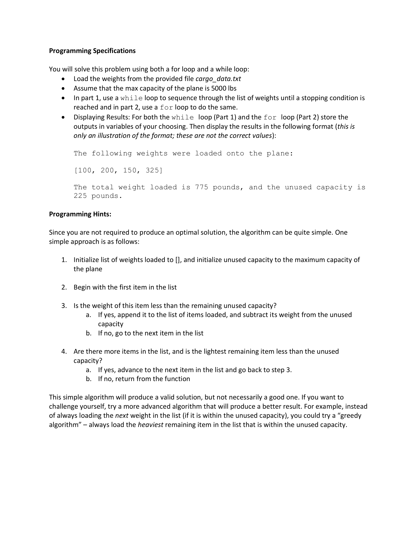 Solved please give me codes for warm up problem and | Chegg.com