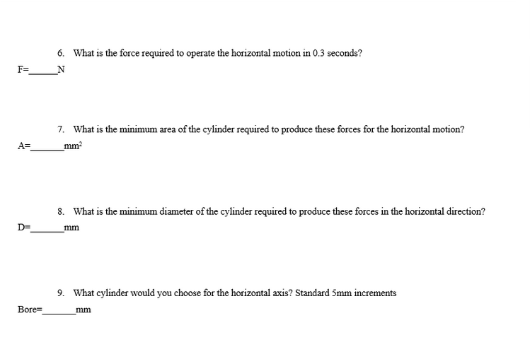 Solved Design a two-axis pneumatic pick and place robot. The | Chegg.com