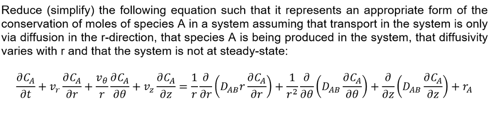 Solved Reduce (simplify) the following equation such that it | Chegg.com