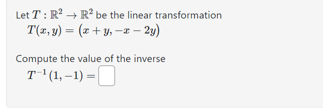 Solved Let T:R2→R2 be the linear transformation | Chegg.com