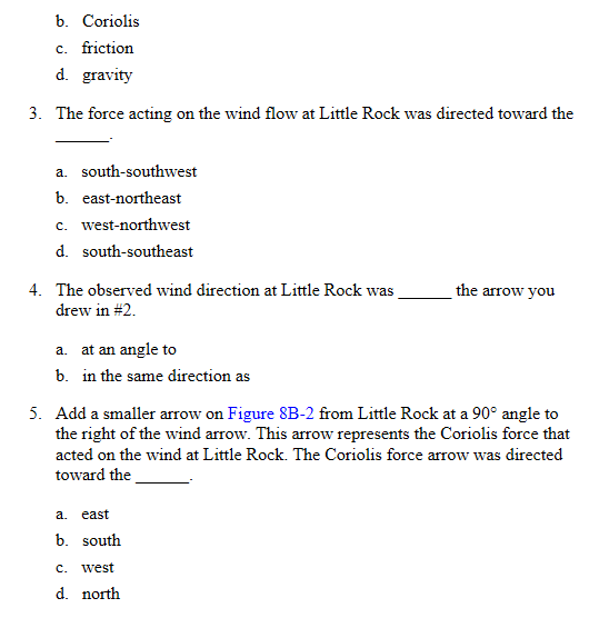 Solved Figure 8B−1 is the surface weather map for 12Z13 | Chegg.com