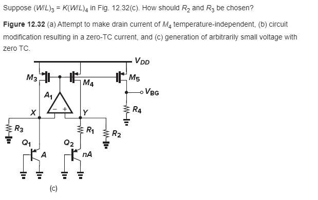 Solved This is bandgap voltage reference problem from Razavi | Chegg.com