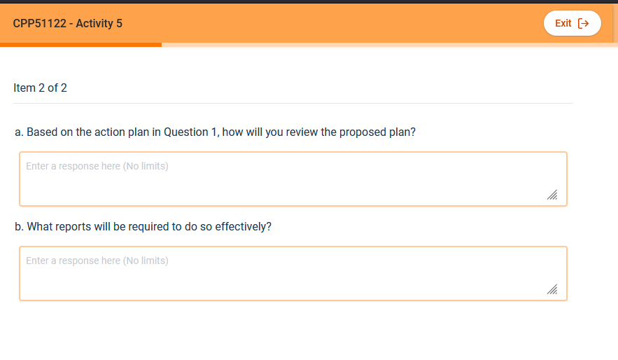Solved a. Based on the action plan in Question 1, how will | Chegg.com