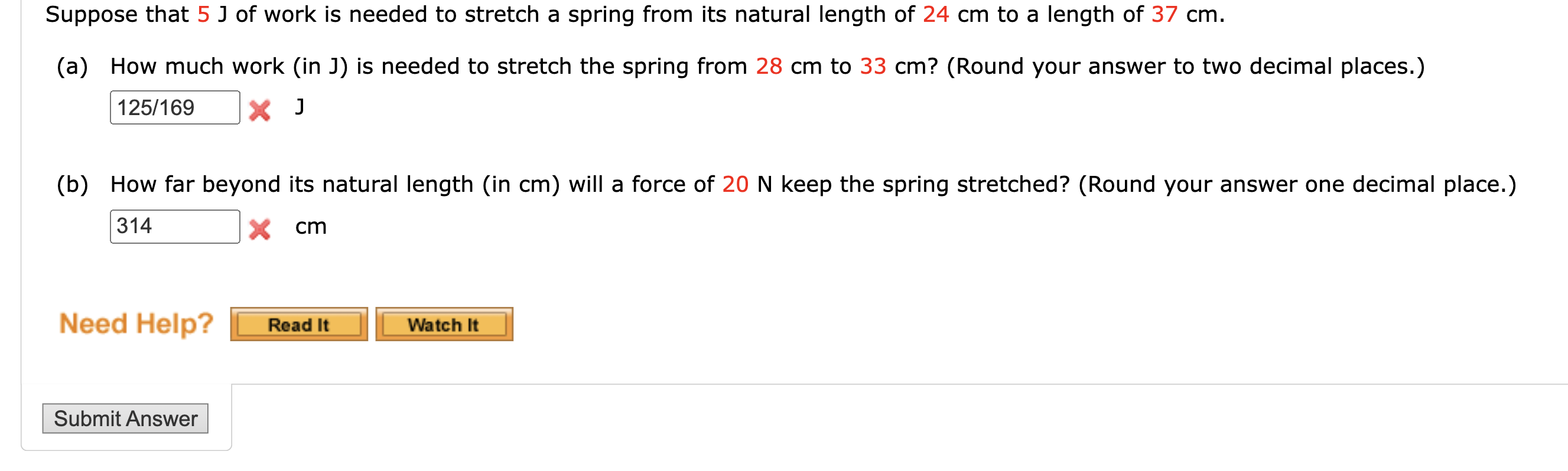 Solved Suppose that 5J ﻿of work is needed to stretch a | Chegg.com