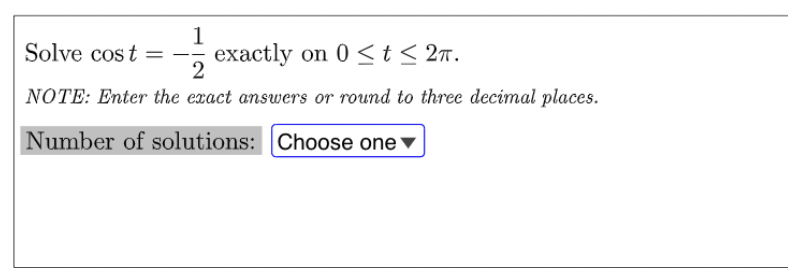 Solved 1 Solve cost = -- = exactly on 0 | Chegg.com