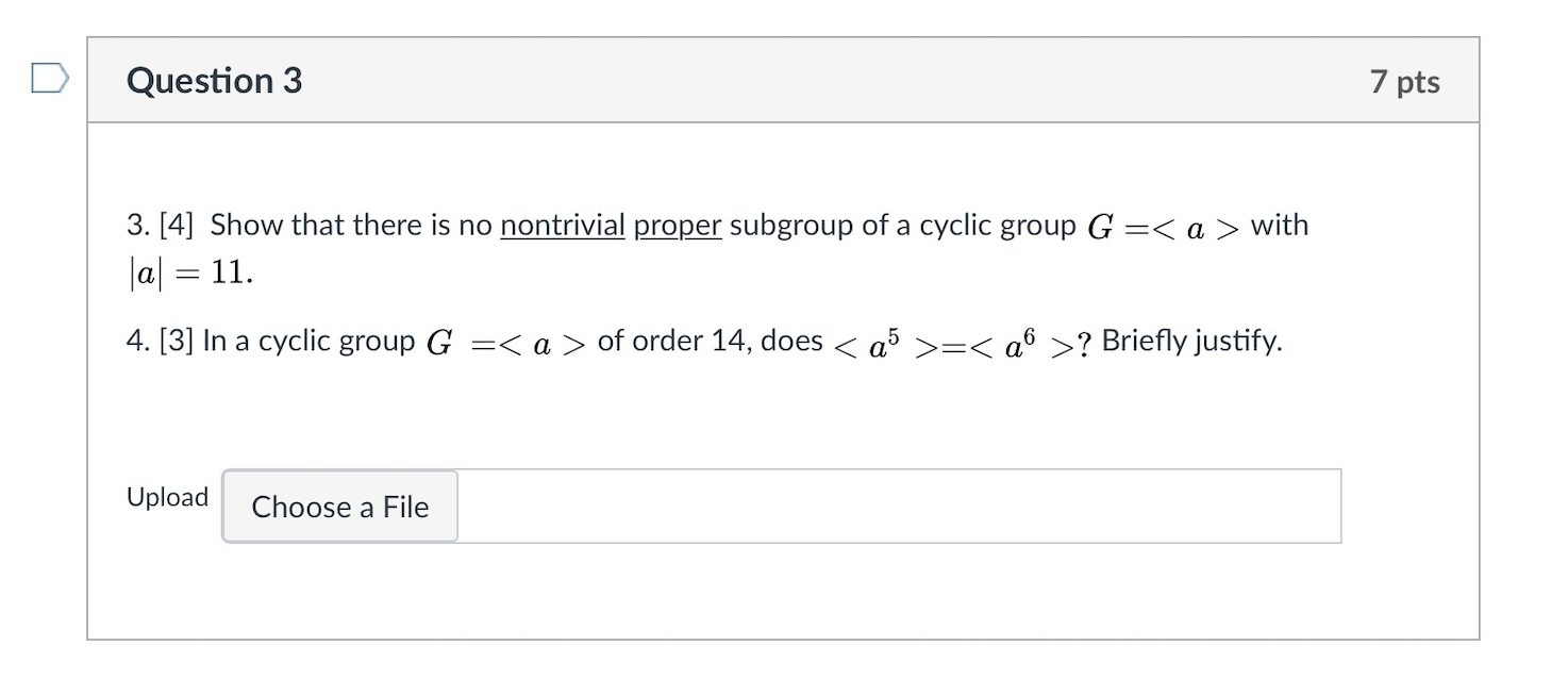 Solved Question 3 7 pts 3. [4] Show that there is no | Chegg.com