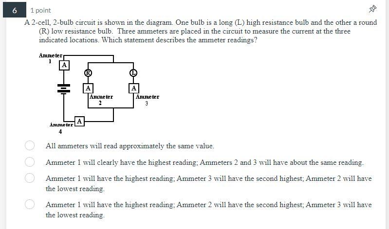 Solved A 2-cell, 2-bulb circuit is shown in the diagram. One | Chegg.com