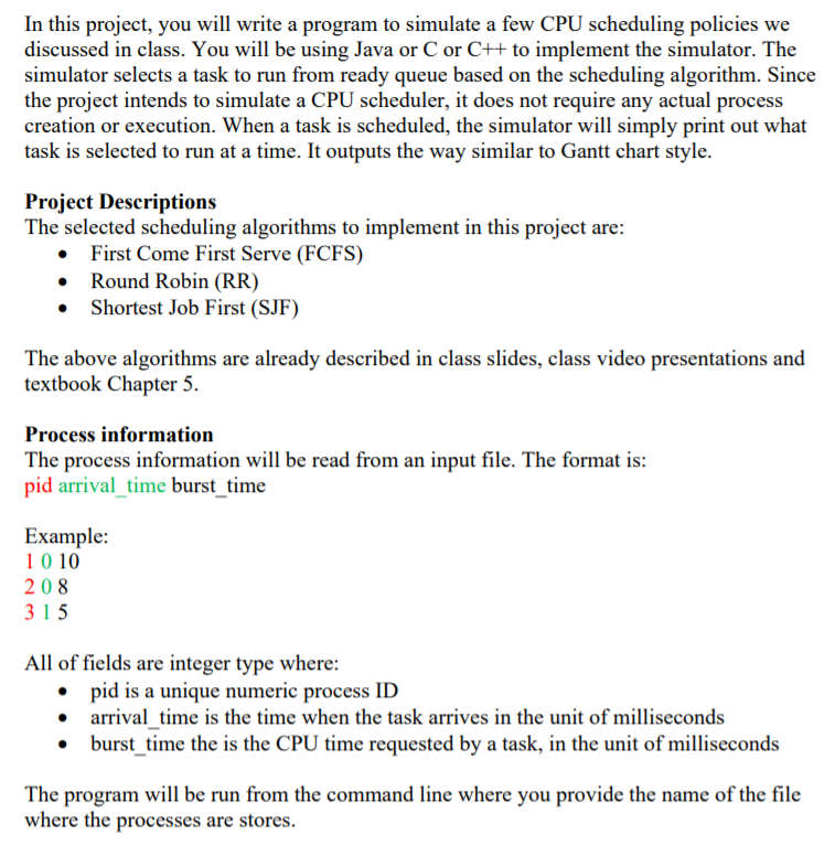 Solved I want this assignment written in Java. The | Chegg.com