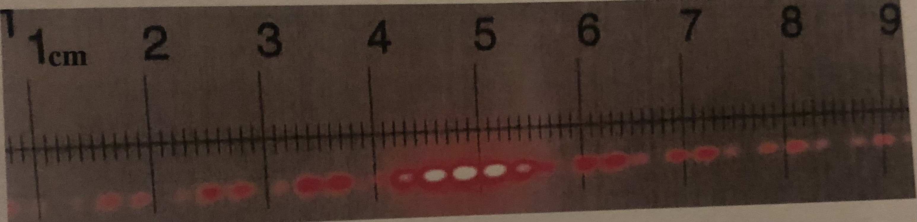 Solved 650 nm light is incident on 2 slits and produces the | Chegg.com