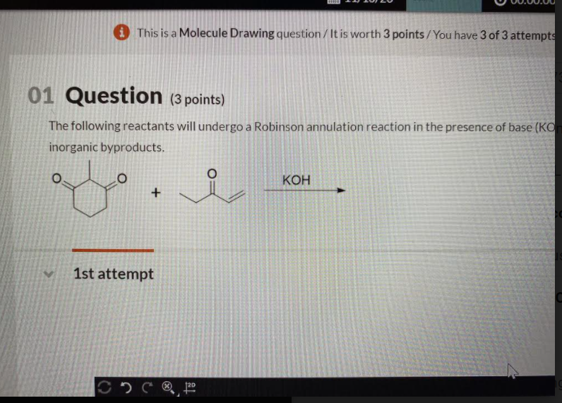 Solved The following reactants will undergo a Robinson | Chegg.com