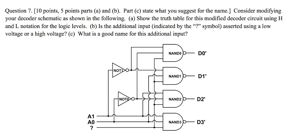 Solved Question 7. [10 points, 5 points parts (a) and (b). | Chegg.com