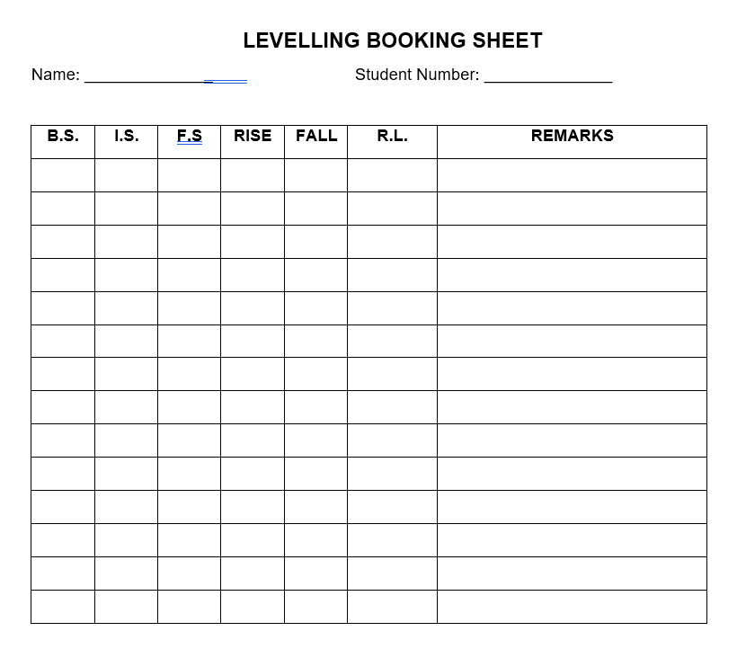 Solved \r\n\r\nLEVELLING BOOKING SHEET\r\n\r\nHaving reduced | Chegg.com