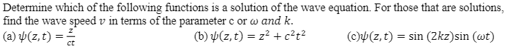Solved Determine which of the following functions is a | Chegg.com