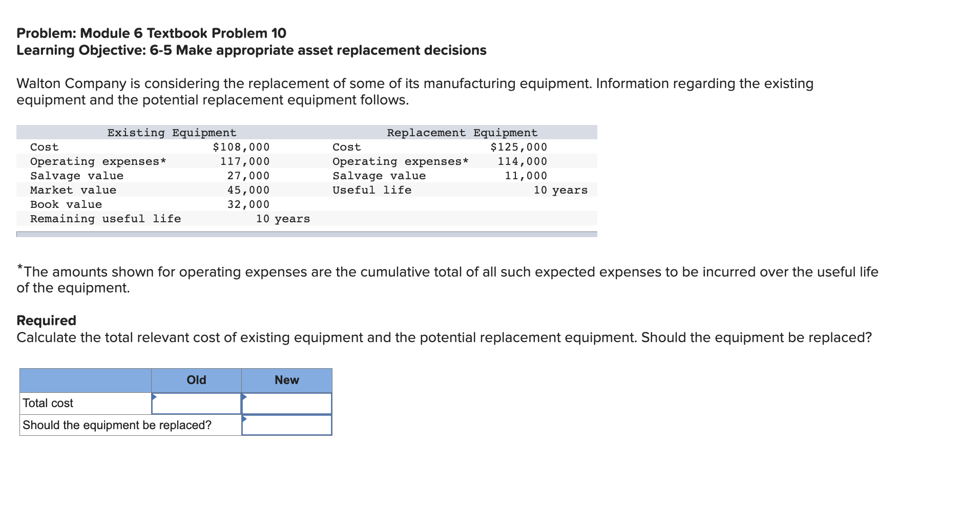 Solved Problem: Module 6 Textbook Problem 10 Learning | Chegg.com Solved Problem: Module 6 Textbook Problem 10 Learning | Chegg.com