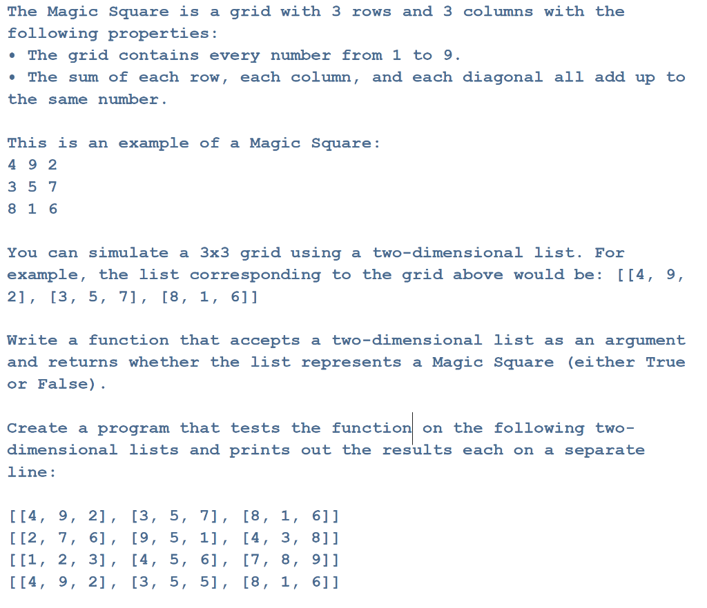 Solved Python program - Ask user input show results as | Chegg.com