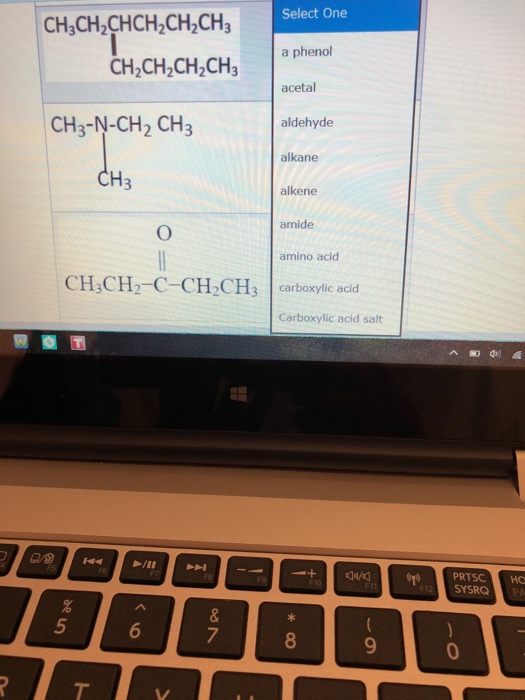 Solved Select One CH&CH2CHCH2CH2CH3 CH2CH,CH2CH a phenol | Chegg.com