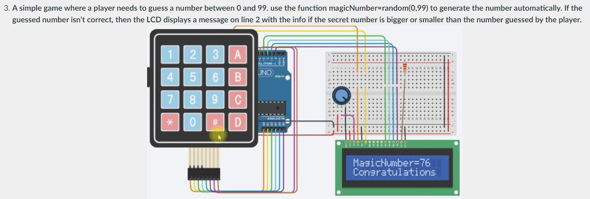Solved 3. A simple game where a player needs to guess a | Chegg.com