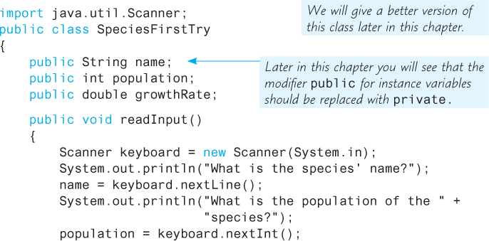 Solved We will give a better version of this class later in | Chegg.com