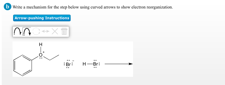 Solved Write a mechanism for the step below using curved | Chegg.com