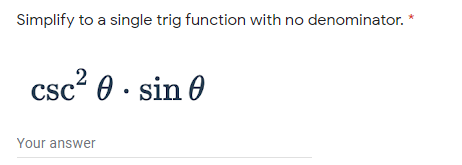 Solved Simplify to a single trig function with no | Chegg.com