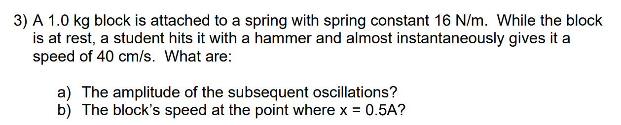 Solved Hi, where does the negative sign go for b)? When I | Chegg.com