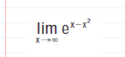 Solved limx→∞ex−x2 | Chegg.com