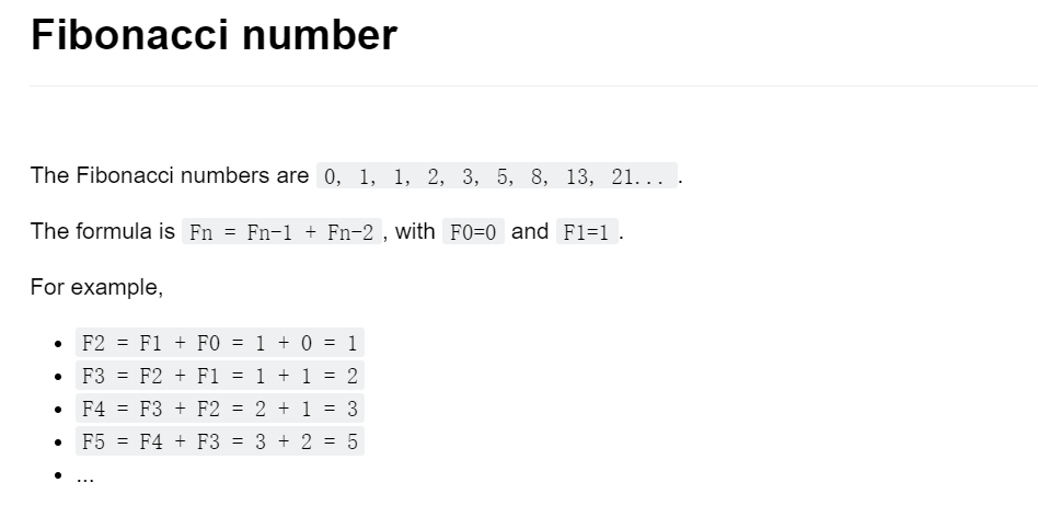 Solved Fibonacci number The Fibonacci numbers are 0, 1, 1, | Chegg.com