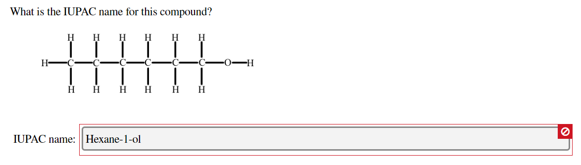 Solved What is the IUPAC name for this compound? Н Н Н Н Н Н | Chegg.com