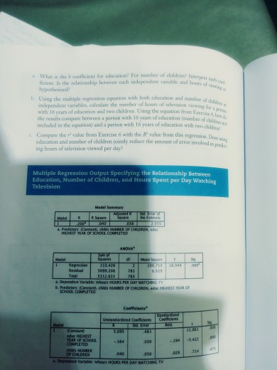 Solved OOL CoMPLETED 6, we examined the relationship between | Chegg.com