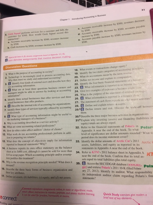 Solved Geek Squad Performs services for a customer and bills | Chegg.com