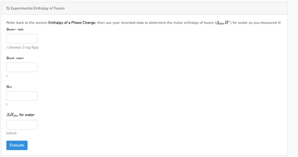 Solved Report all of you measured values below.Mass of empty | Chegg.com