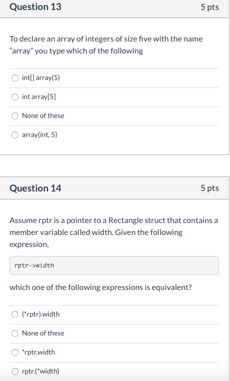Solved Question 11 5 pts Which of these is NOT a repetition | Chegg.com