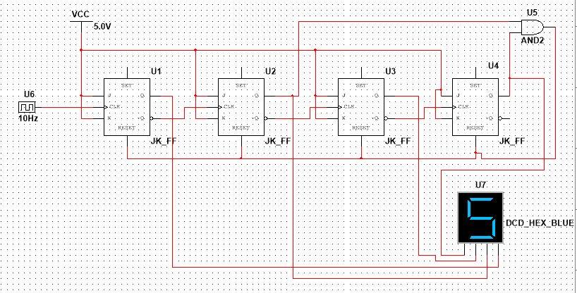 Solved How can I change the following circuit to count in | Chegg.com