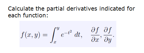 Solved Calculate the partial derivatives indicated for each | Chegg.com